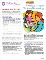 Allergy Skin Testing | Children’s Hospital Pittsburgh