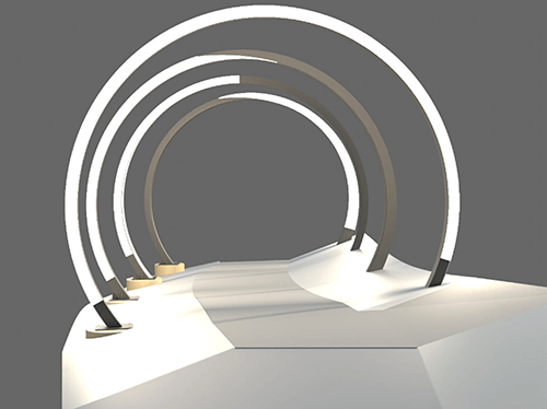 The Lunar Portal by Shervone Neckles | Art at UPMC Mercy Pavilion