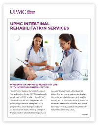 Center for Intestinal Health & Nutrition Support | UPMC